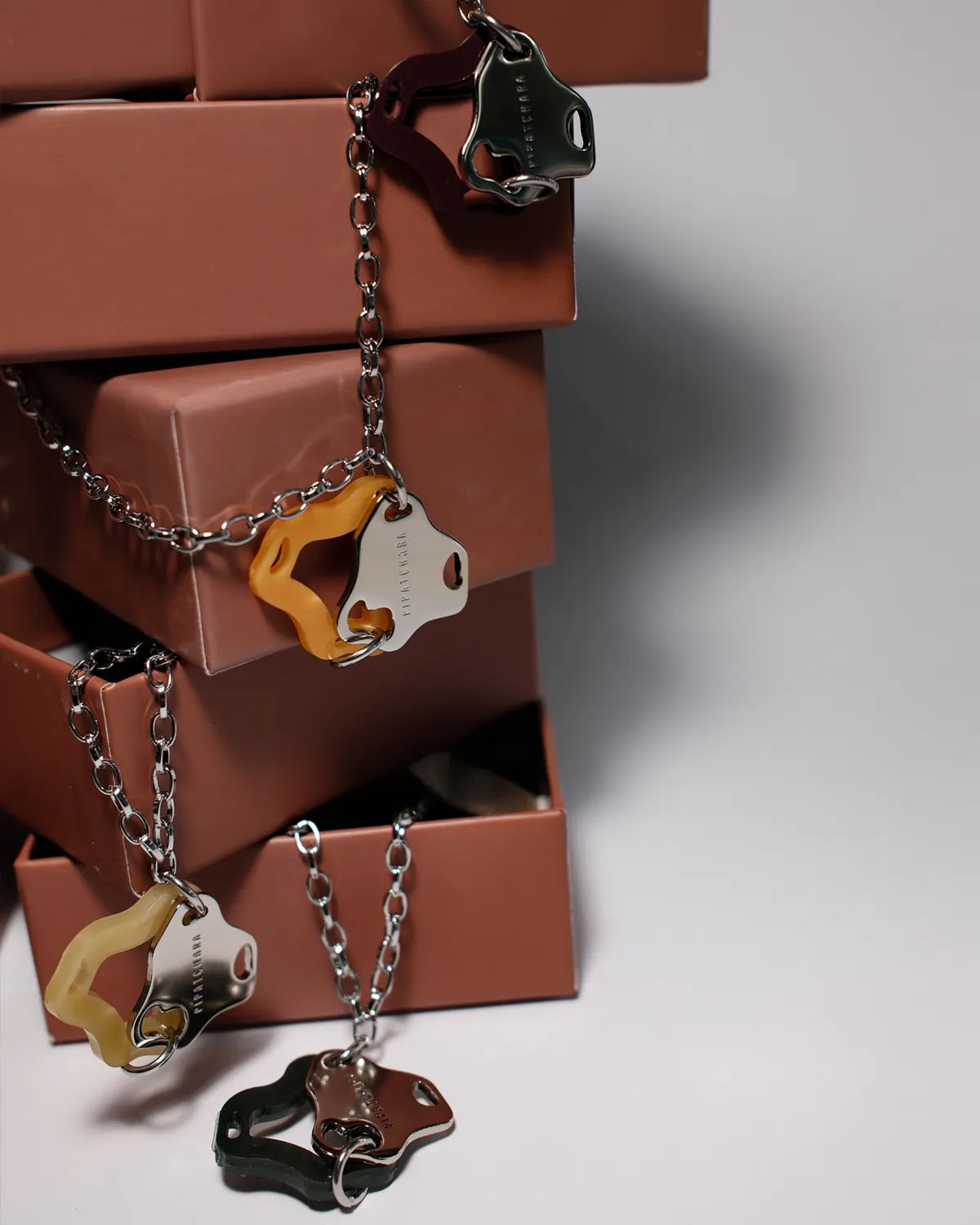 Aqua Necklace Silver (Tangerine) – Pipatchara