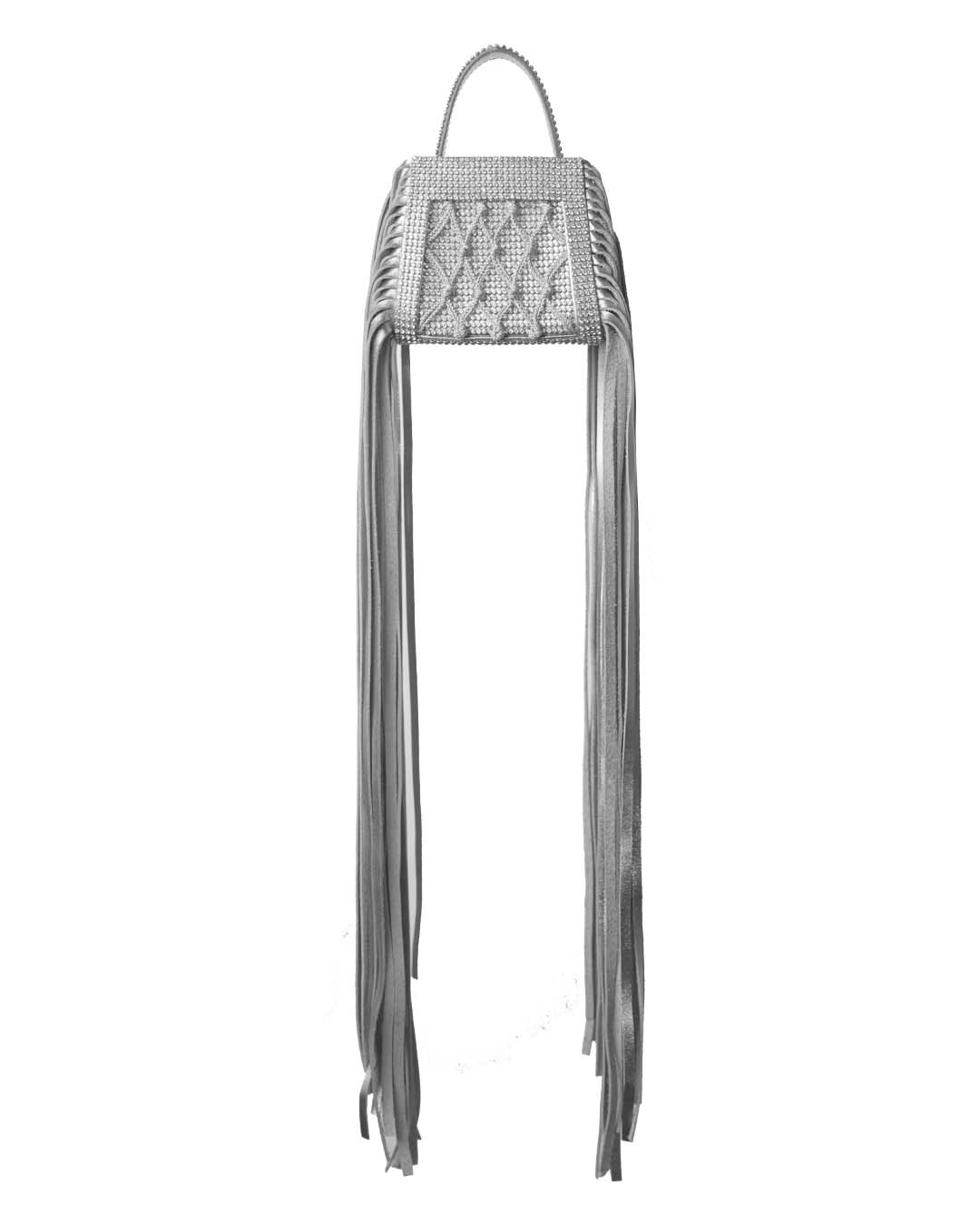 Mini Amu Fringes-Extra Long Crystal Silver – Pipatchara